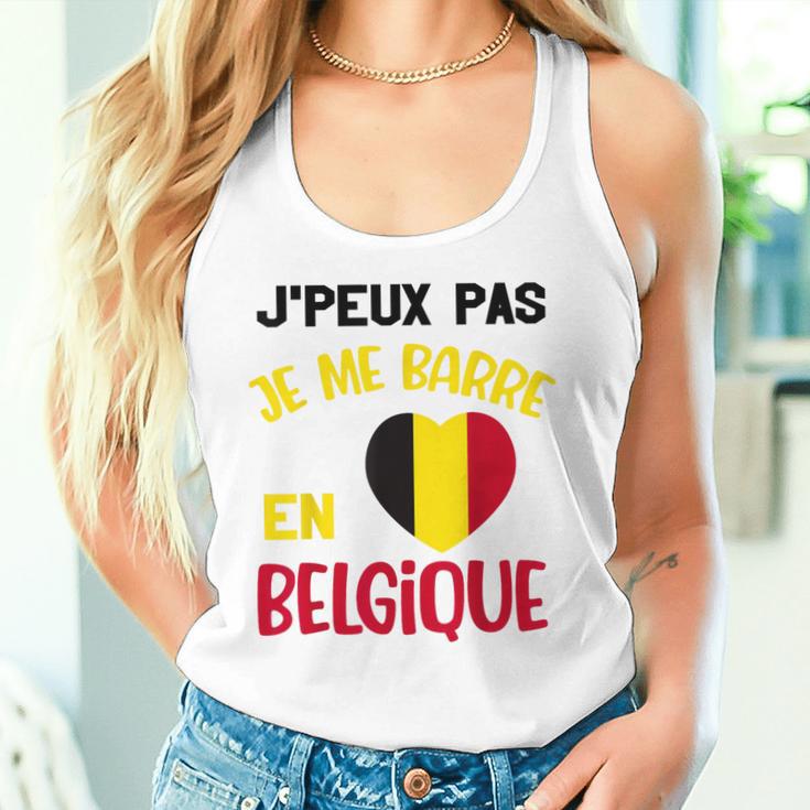 J'peux Pas Je Me Barre En Belgique Cadeau Belge Drapeau Débardeur e ...