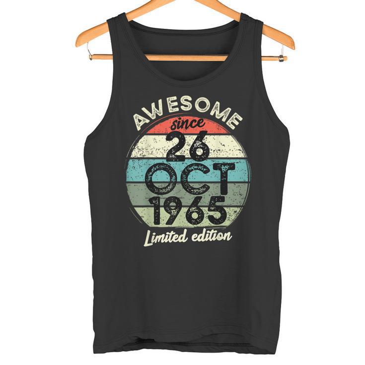 26 Octubre 1965 60 Cumpleaños 60 Años 2025 Cumpleaños Camiseta sin ...