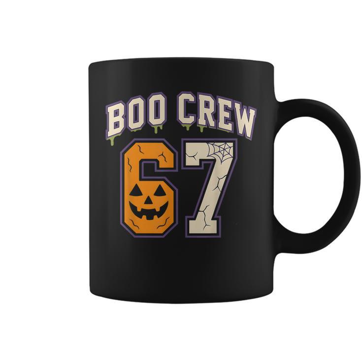 67 Halloween Boo Crew Sports Jersey Brainrot Meme Six Seven Coffee Mug ...