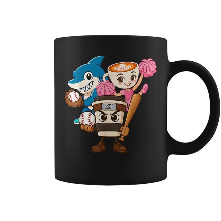 Divertido Italiano Brainrot Meme Béisbol Capuchino Asesino Taza de café ...