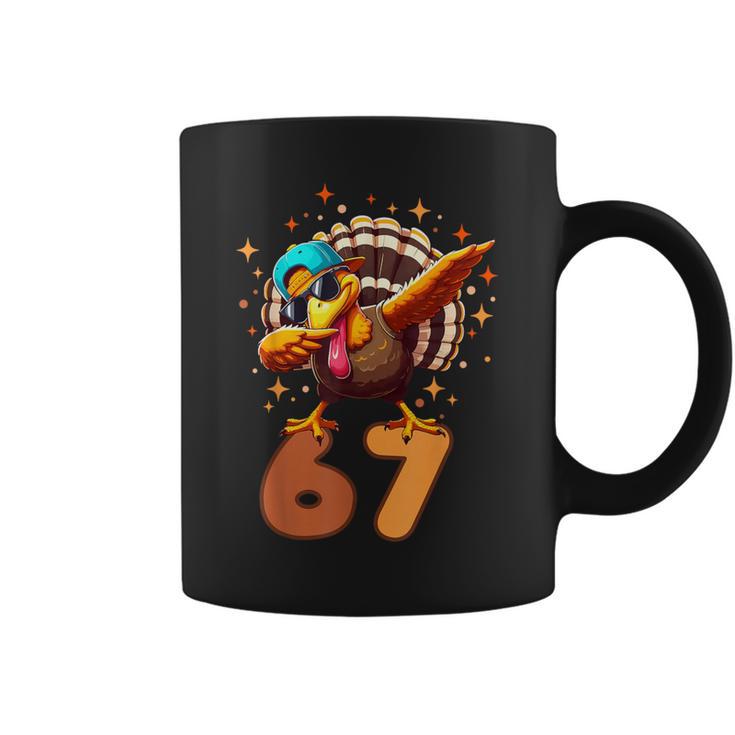 Turkey Dab 67 Six Seven Thanksgiving Meme Brainrot Coffee Mug ...