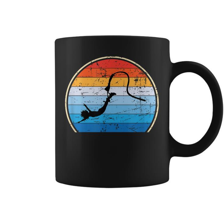 Retro Bungee Jumping Extreme Sport Bungee Jumping Coffee Mug | Mazezy