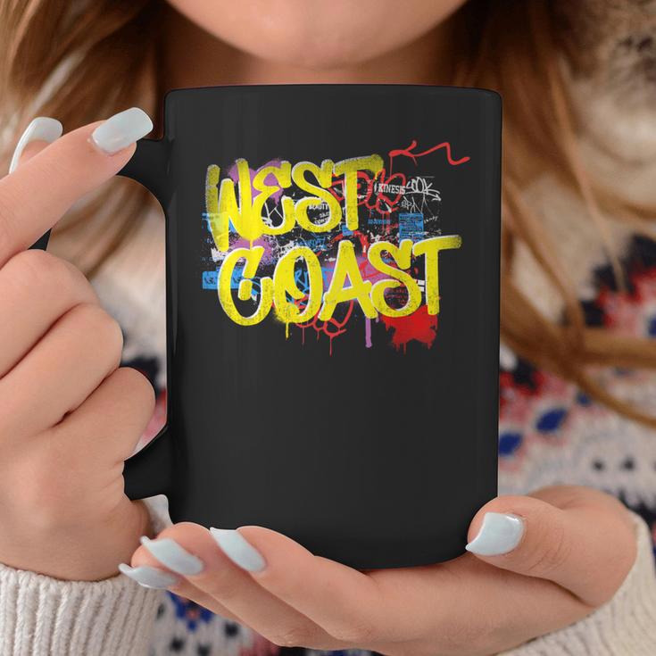 Fresh West Coast 80s 90s Hip Hop Rap Old School Graffiti Coffee Mug ...