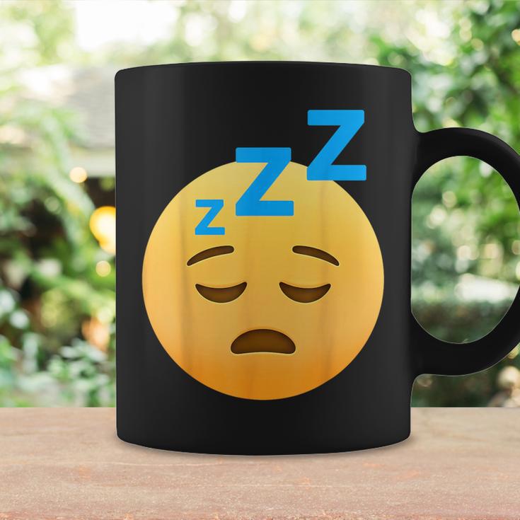 Sleeping Emoticon Sleep Face Snoring Zzz Sleepy Face Coffee Mug ...