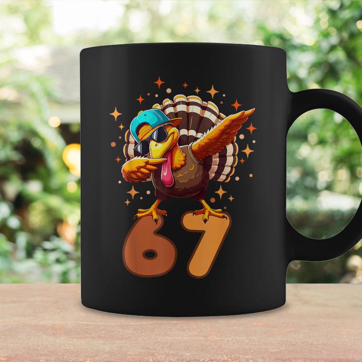 Turkey Dab 67 Six Seven Thanksgiving Meme Brainrot Coffee Mug ...