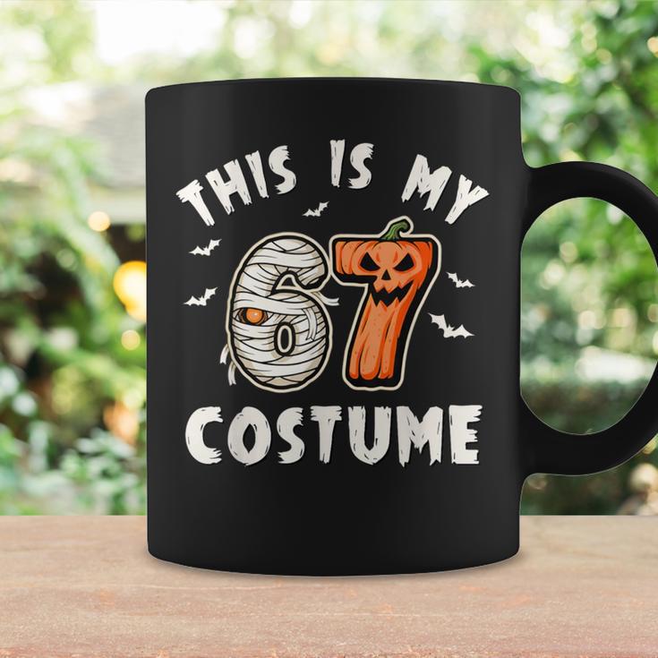 This Is My Halloween 67 Costume Number 6 7 Meme Coffee Mug - Seseable