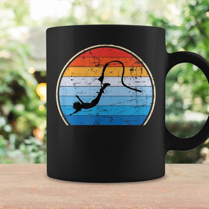 Retro Bungee Jumping Extreme Sport Bungee Jumping Coffee Mug | Mazezy