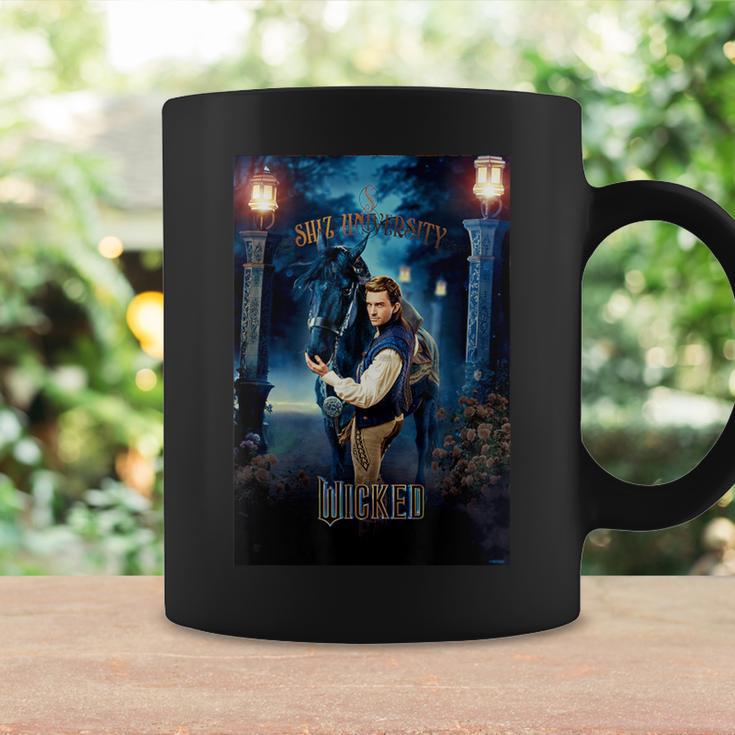 Wicked Fiyero Gates Of Shiz Poster Coffee Mug - Seseable