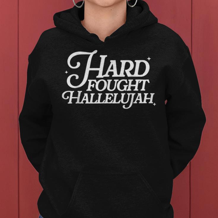 Hard Fought Hallelujah Retro Christian Bible Verse Religious Women ...