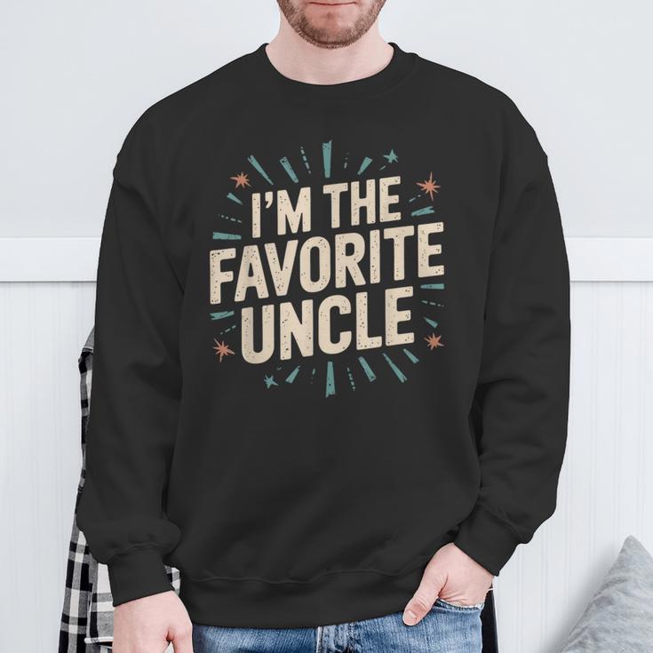 Niece Nephew Cool Uncle I'm The Favorite Uncle Sweatshirt | Mazezy