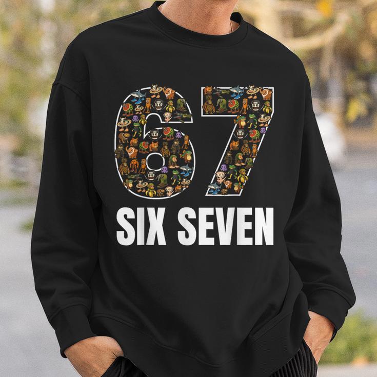 67 Six Seven Italian Brainrot Gen Alpha Slang Meme Sweatshirt ...