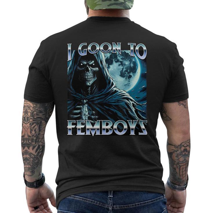 I Goon To Femboys Certified Gooner Brainrot Meme Edging Men's T-shirt ...