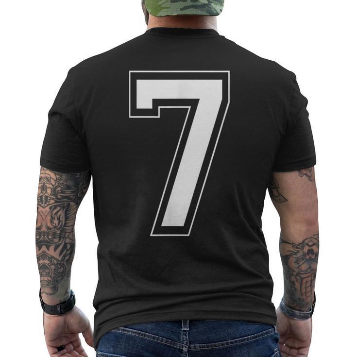 Number 7 Meme Saying 6 7 Six Seven 7Th Birthday 7 Year Men's T-shirt ...