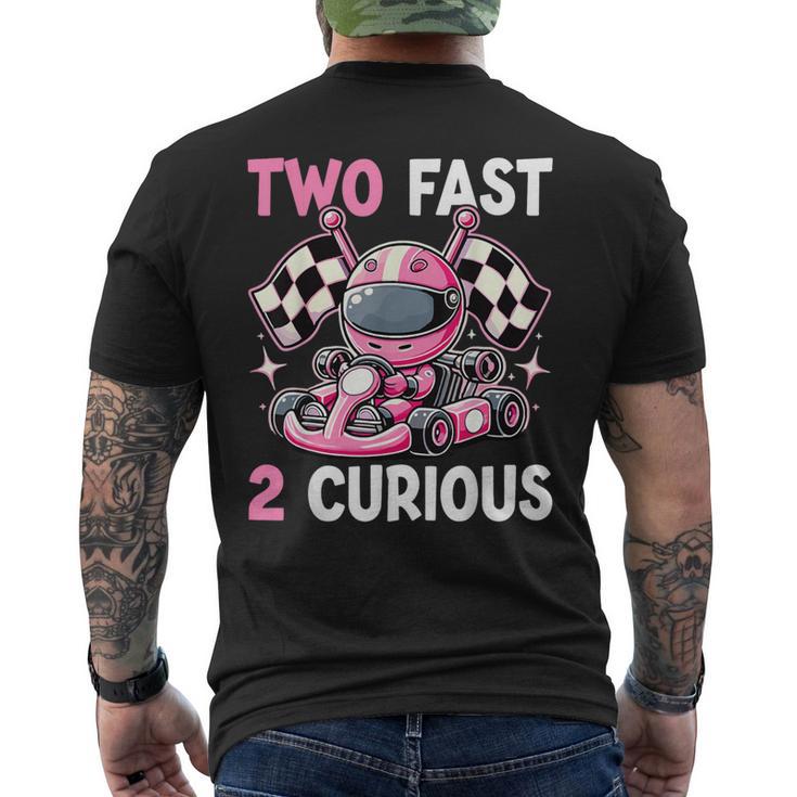 Two Fast 2 Curious Racing 2Nd Birthday Pit Crew 2Yr Year Old Men's T ...