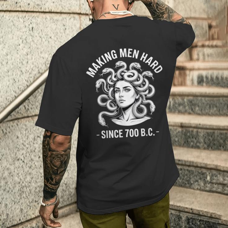 Making Hard Since 700 Bc Medusa Greek Myth Gorgon Men's T-shirt Back ...
