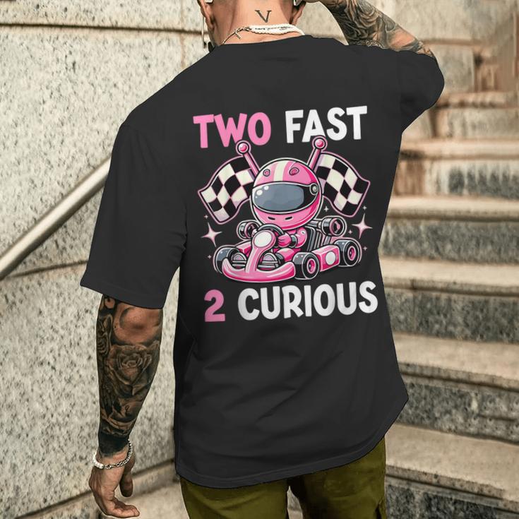 Two Fast 2 Curious Racing 2Nd Birthday Pit Crew 2Yr Year Old Men's T ...