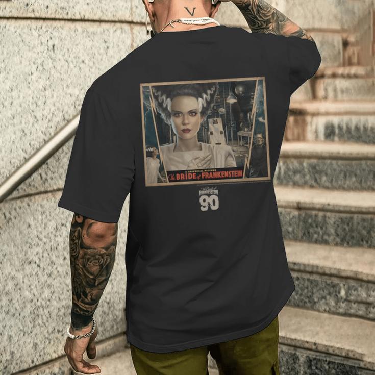 Universal Monsters Bride And Frankenstein Lab Retro Men's T-shirt Back ...