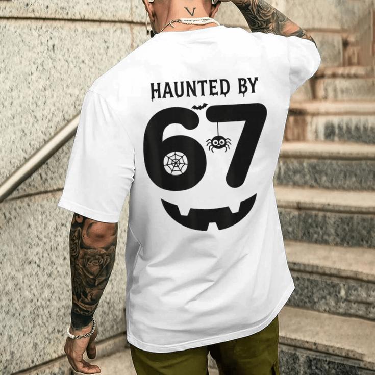 Meme 6 7 Italian Brainrot Halloween Costume Haunted By 67 Men's T-shirt ...