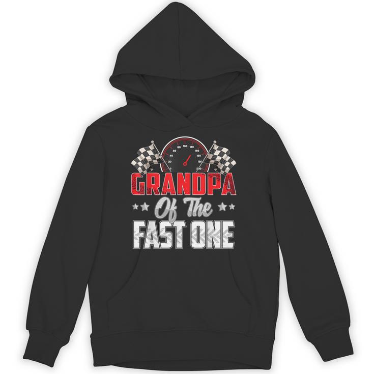 1 Year Old Racing Car Fast One Birthday 1St Family Grandpa Hoodie ...