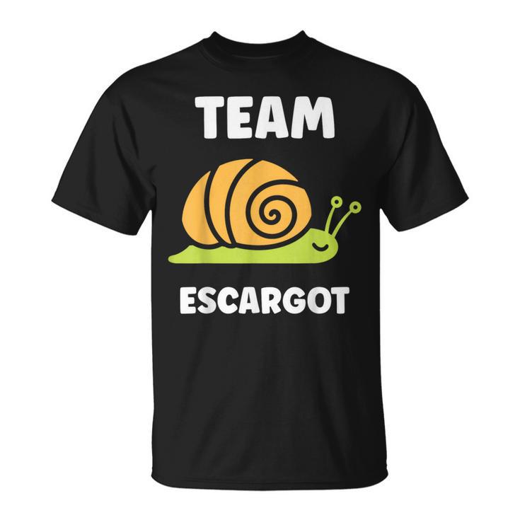 Animaux Drôle Humour Escargot Team Escargots T-Shirt | Cadeauxyz