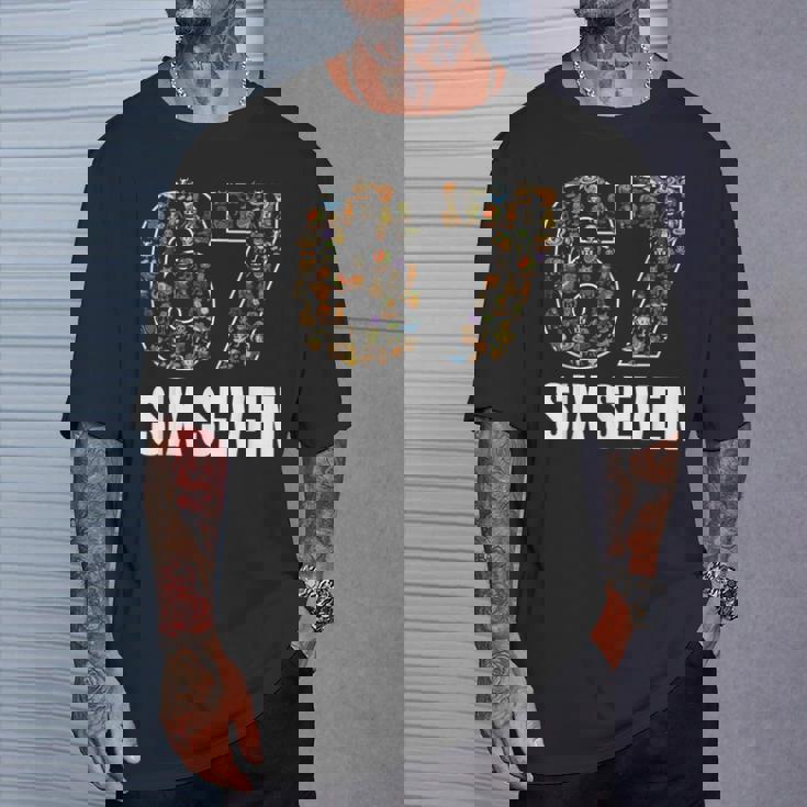 67 Six Seven Italian Brainrot Gen Alpha Slang Meme T-Shirt - Thegiftio