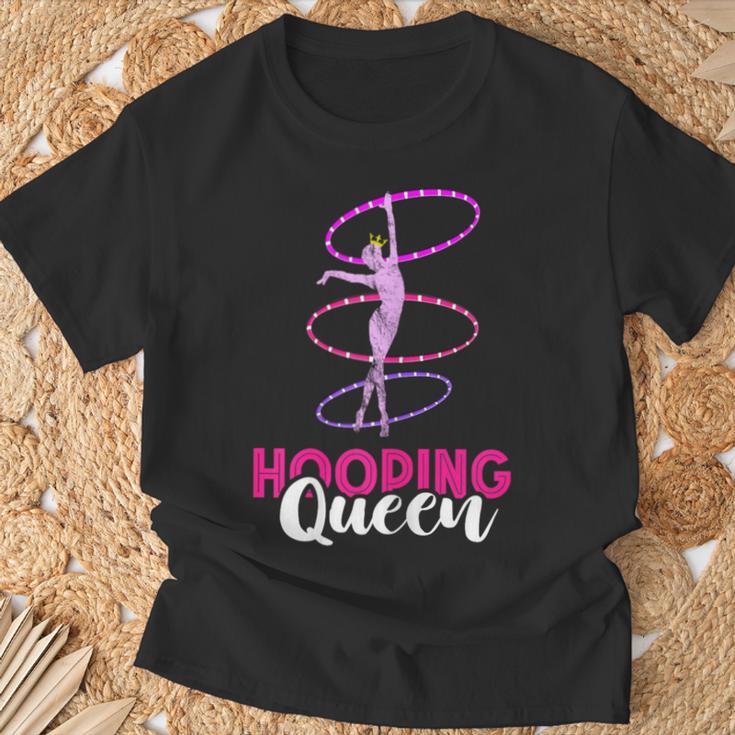 Hula Hoop Hooping Queen Hooping Gymnastic Hoop Dancer T-Shirt | Mazezy